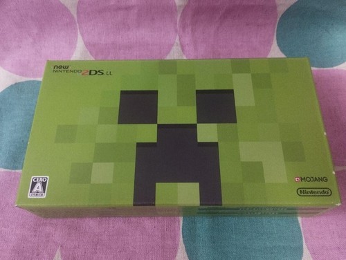 Minecraft Nintendo 2DS LL Creeper Edition Video Game Console w/Box NTSC ...