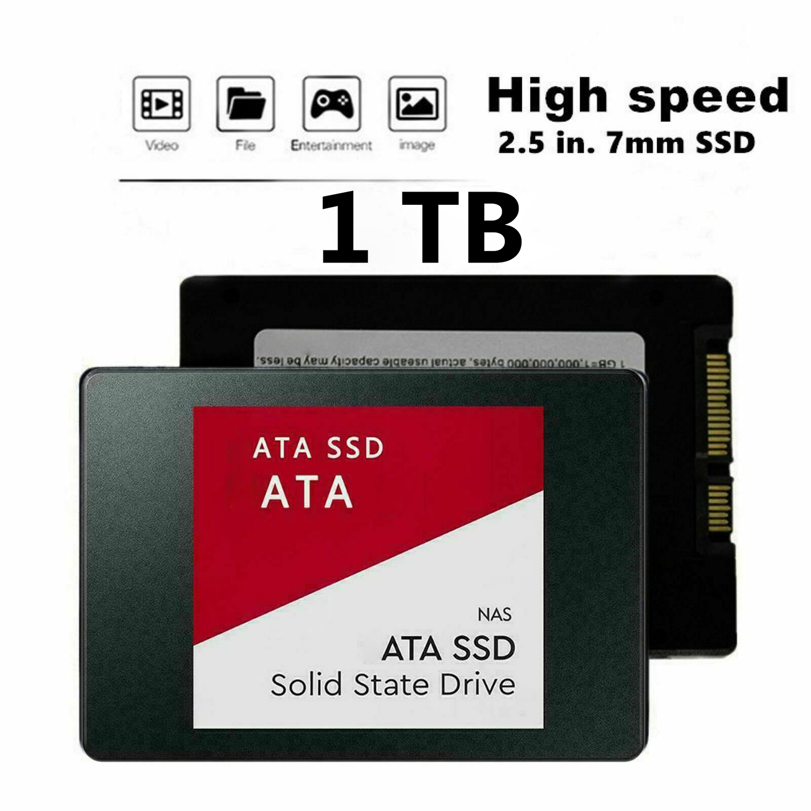 1TB SSD Drive ATA 2.5" Internal Hard Drive For PC Laptop Windows 10 Pro 64Bit | eBay