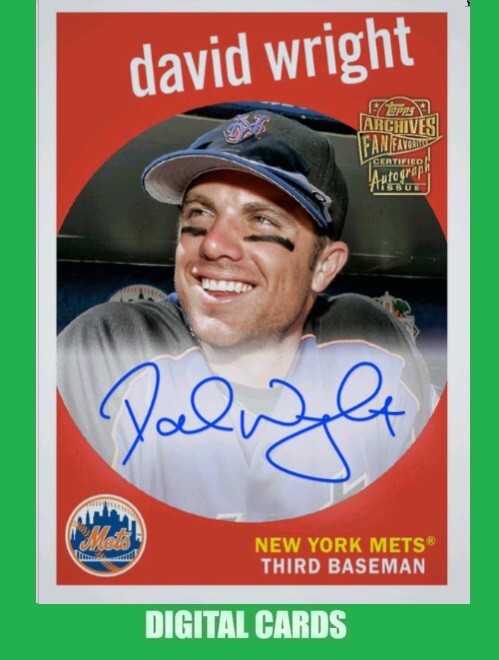 Topps Bunt Legends Pack 23 S1 Fan Favorites Sign David Wright Super ...