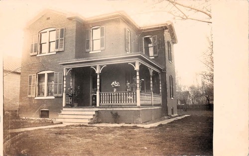 Midwest Middle Class Family Home Early 1900s Architecture Photo ...