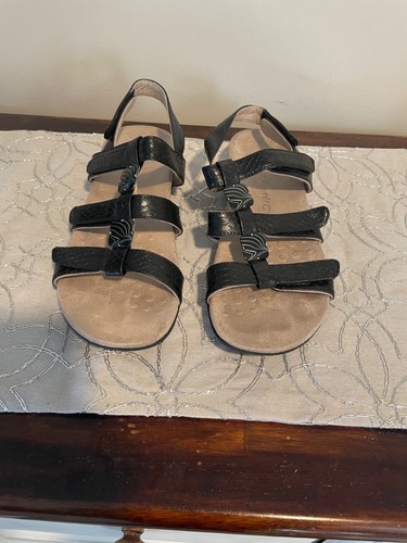 Vionic Women's Rest Amber Backstrap Sandal - Black size 11 | eBay