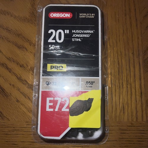 BRAND NEW Oregon E72 Chainsaw Chain 20in. Bar Fits Echo, Husqvarna ...