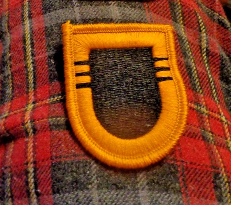 ARMY PATCH,AIRBORNE BERET FLASH, 3RD BATTALION (AIRBORNE), 509TH ...