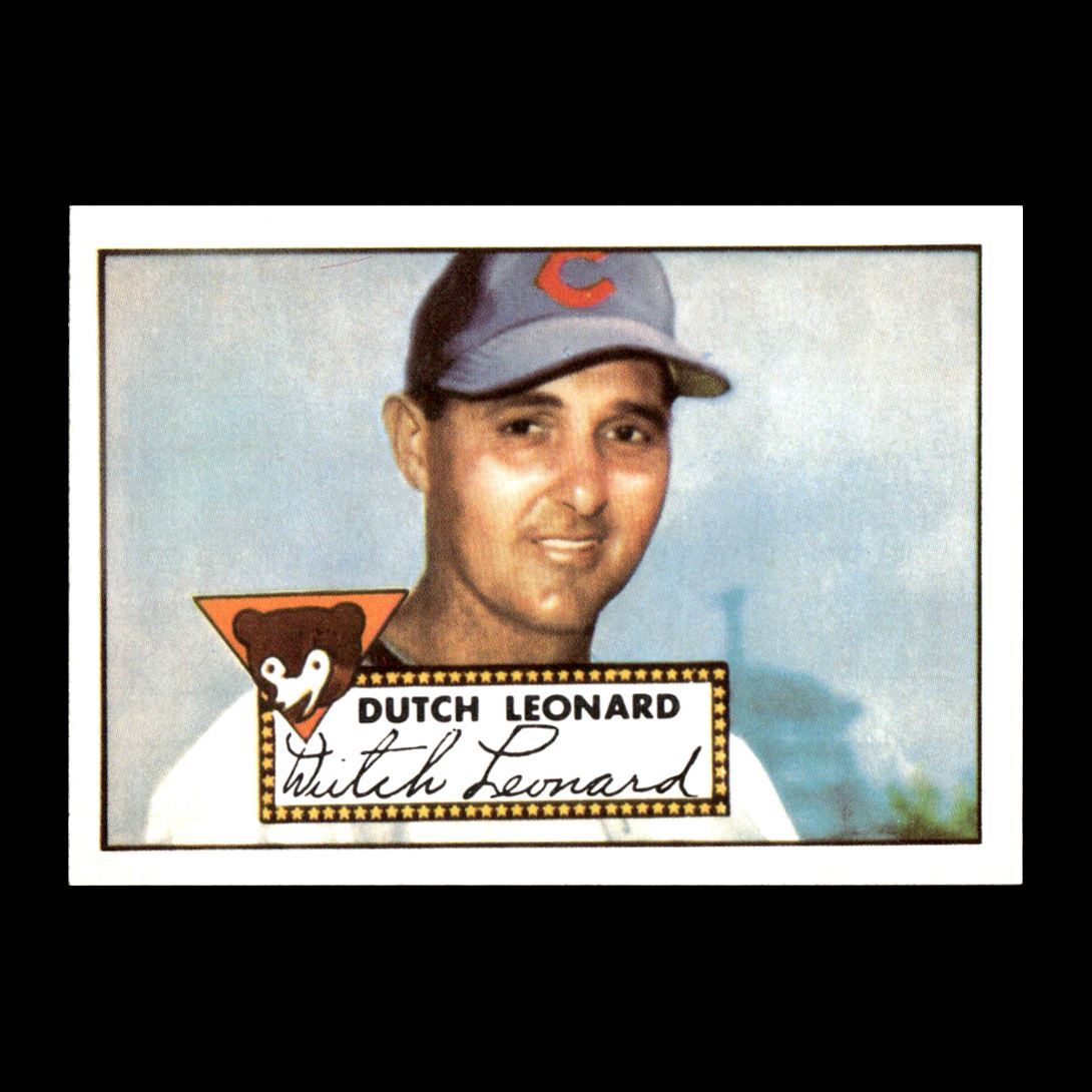 Dutch Leonard 1983 Topps 1952 Reprint Series Chicago Cubs #110 NM+ Pack ...