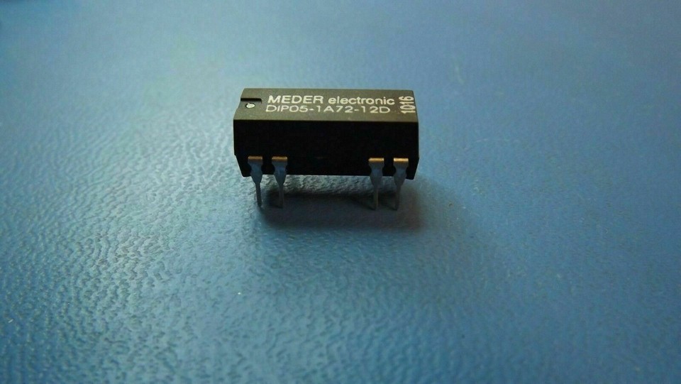 (2PCS) DIP05-1A72-12D MEDER Reed Relay, 1 Form A, SPST-NO, 5V Molded ...