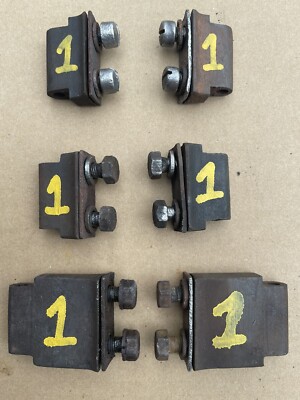 1928 1929 Model A Ford COWL SIDE DOOR HINGES Complete Set Tudor Coupe ...