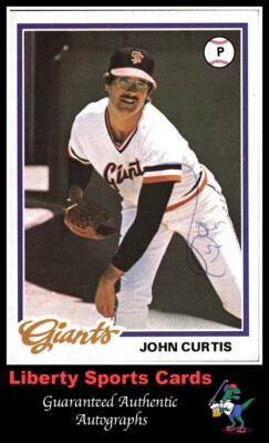 1978 Topps John Curtis #486 Authentic Autographed Card San Francisco ...
