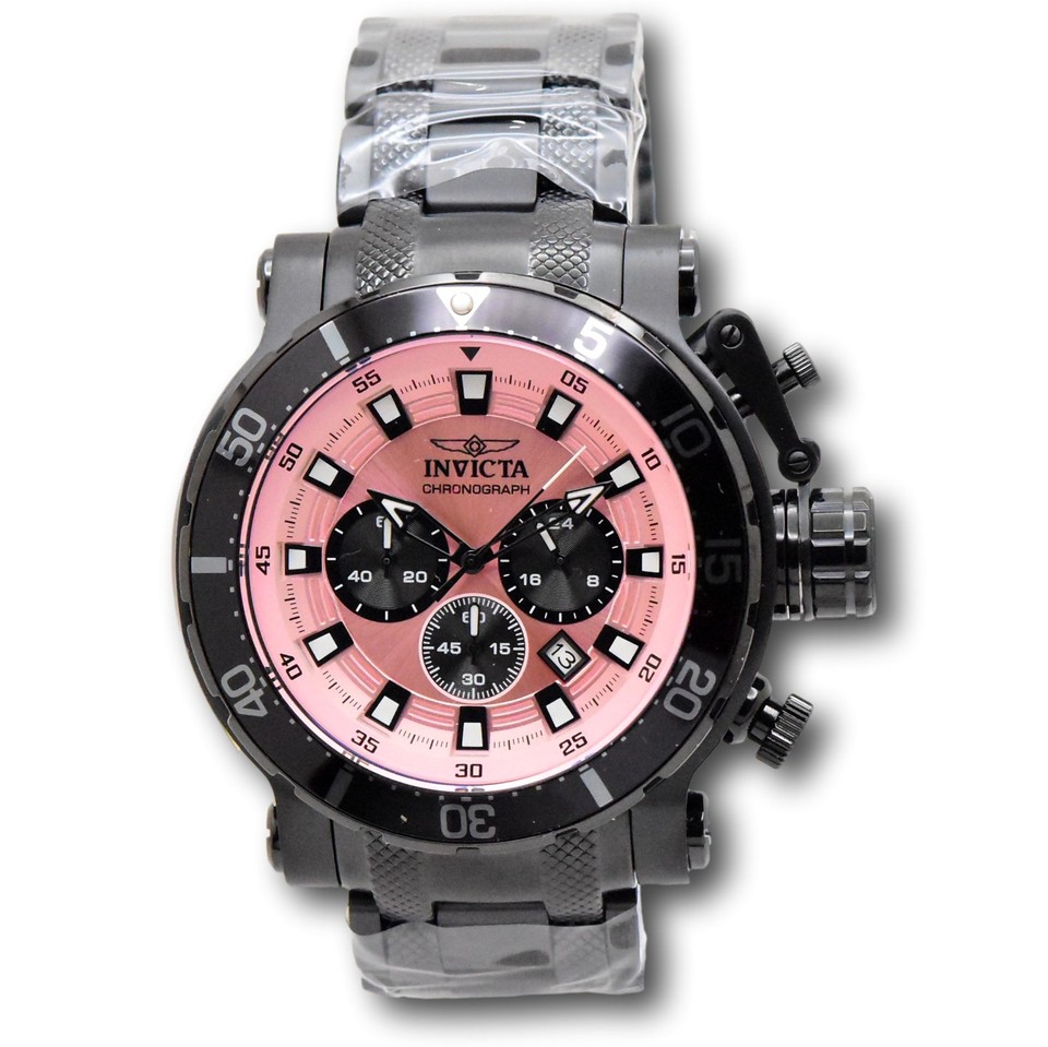Invicta Coalition Forces Night Hawk Men's 52mm Chrono Watch Pink ...
