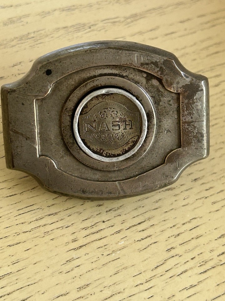 1930 Rare NASH Radiator Badge Advertising Sign Emblem Auto Grille Hood ...