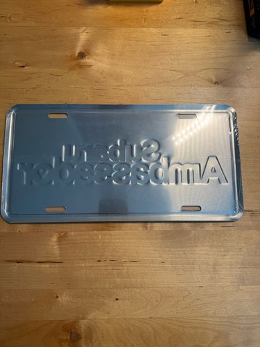 Subaru Ambassador Booster License Plate Enthusiast Racing Love SEALED ...