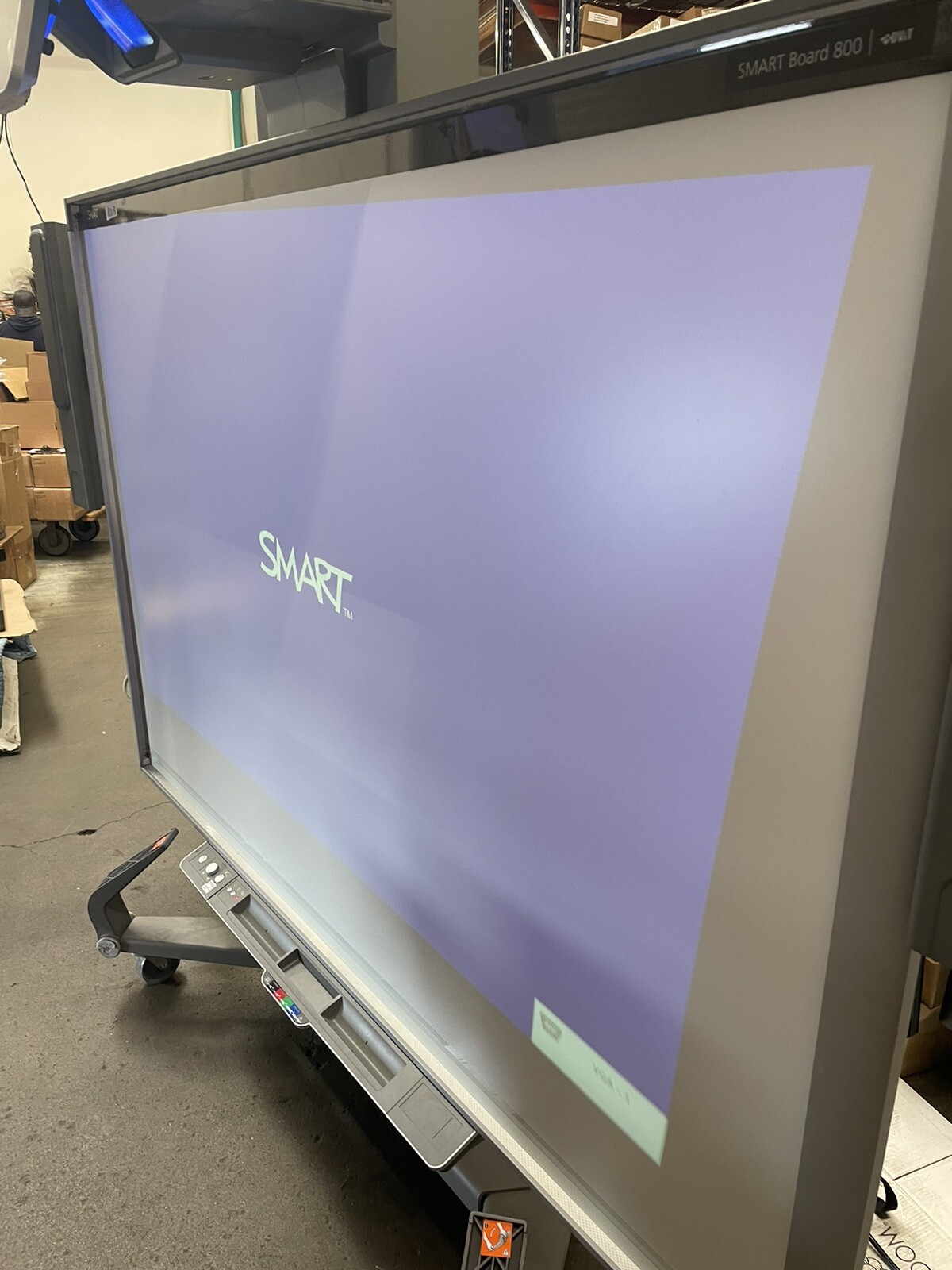 SMARTBOARD 800 DViT - 77in Interactive Whiteboard FSUX Mobile Stand SBA ...