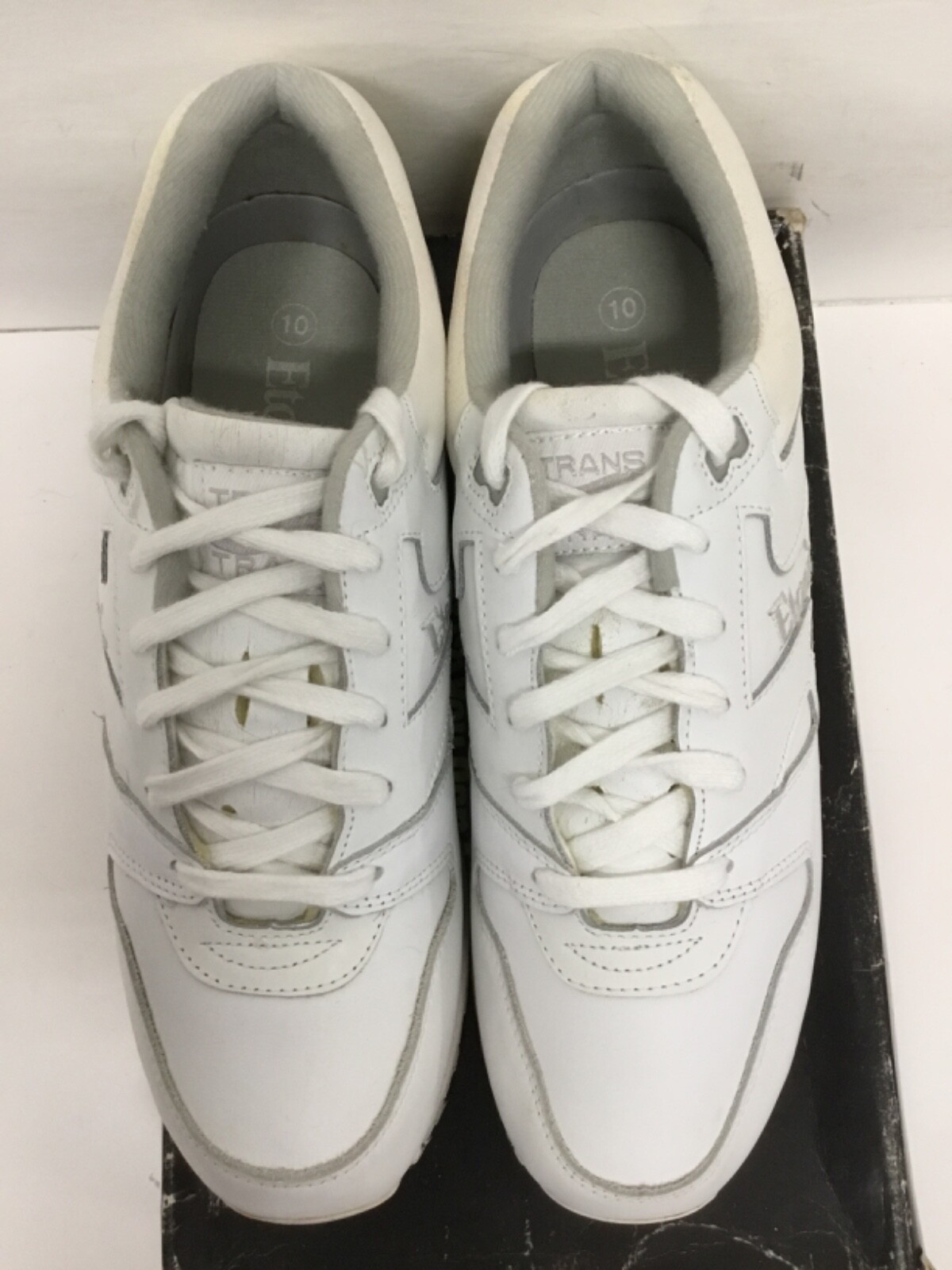 Etonic Trans Am Trainer Men Running Shoe#K490 size 10 EE wht/vintage ...