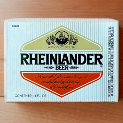 Rheinlander Beer ~ Label ~ 11 oz ~ G. Heileman Brng Co ~ Wisconsin | eBay