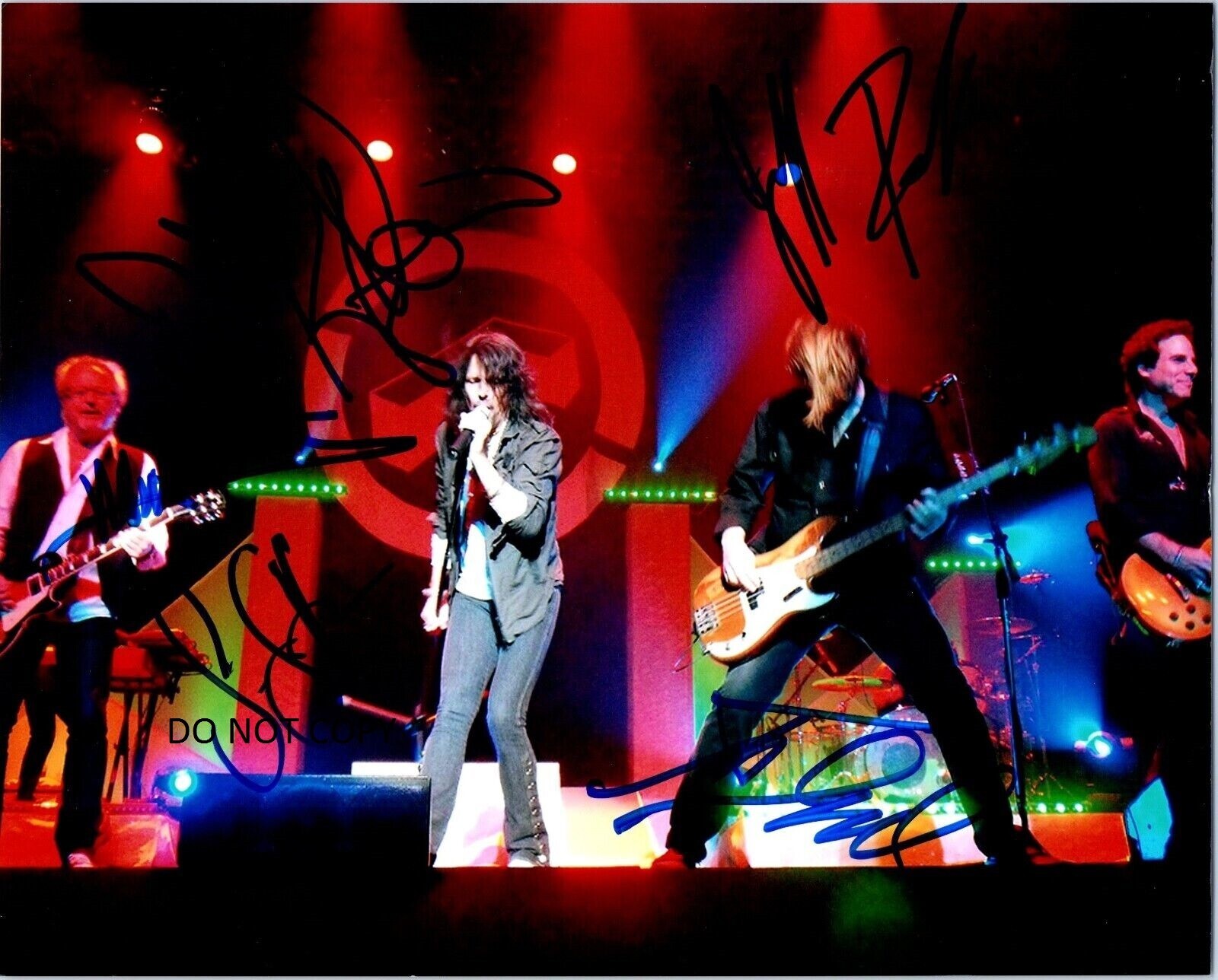 FOREIGNER - LIVE Autographed Signed 8x10 Reprint Photo !! | eBay