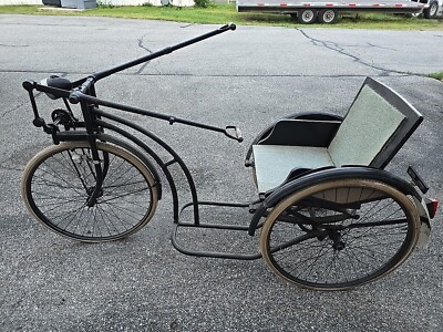 Antique Hand Self-Propelled Invalid Carriage or Tricycle by Lely ...