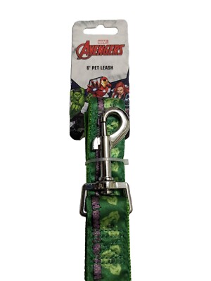 Incredible Hulk Dog 6' 6 Feet Leash Marvel Comics Classic Heroes Pets ...