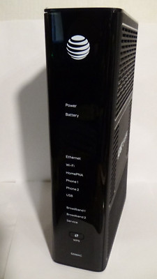 AT&T U-Verse 5268AC FXN Gateway Wireless Internet Router Modem No Power ...
