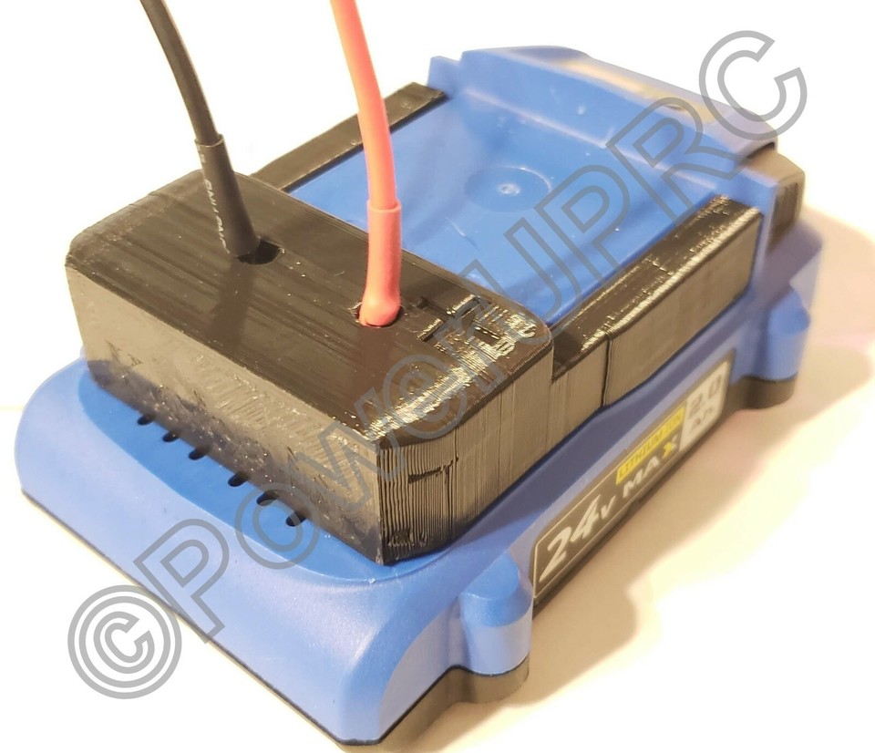 Kobalt 24V MAX Li-ion Battery Convert DIY Connection Output Adapter ...