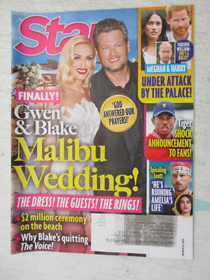 STAR MAGAZINE MARCH 22, 2021 GWEN STEFANI & BLAKE SHELTON MALIBU ...