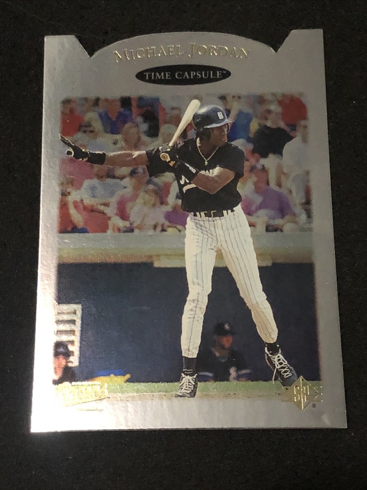 1995 SP Baseball MICHAEL JORDAN TIME CAPSULE FOIL DIE CUT ROOKIE SET ...