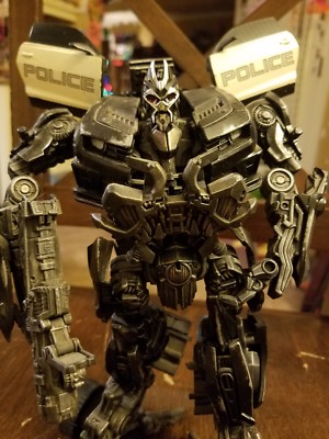 CUSTOM TRANSFORMERS : Custom Painted Leader Class BARRICADE Very Rare ...