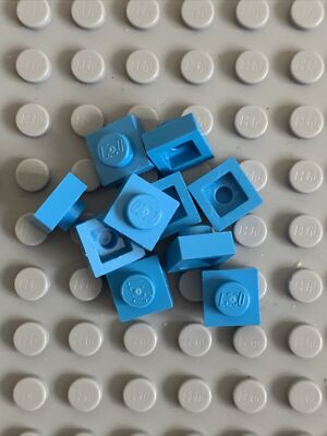 Lego 3024 Light Blue /Turquoise 1x1 Plate X10 Pieces | eBay UK