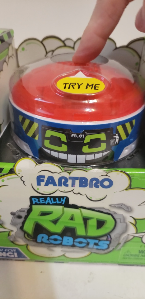 Really RAD Robots FARTBRO Remote Control Electronic Farting Robot Fart ...