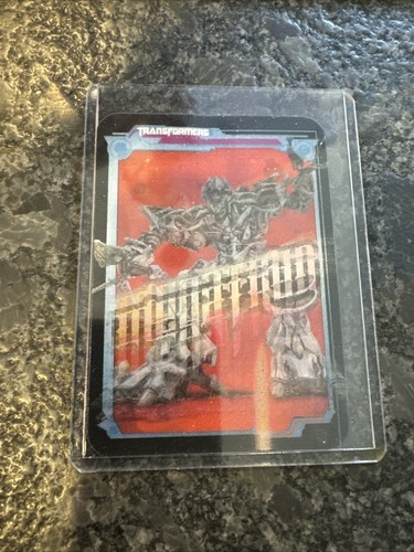 Burger King Transformers trading card Megatron 2007 Lenticular Rare | eBay