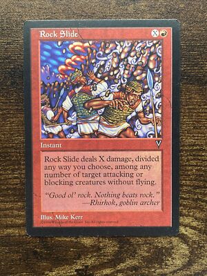 Rock Slide Visions MTG Magic The Gathering D9787* | eBay