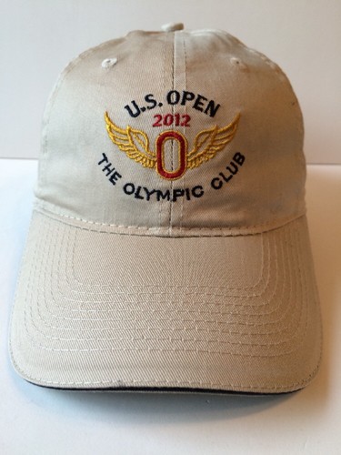 US Open 2012 The Olympic Club Hat Cap San Francisco USGA Golf Beige ...