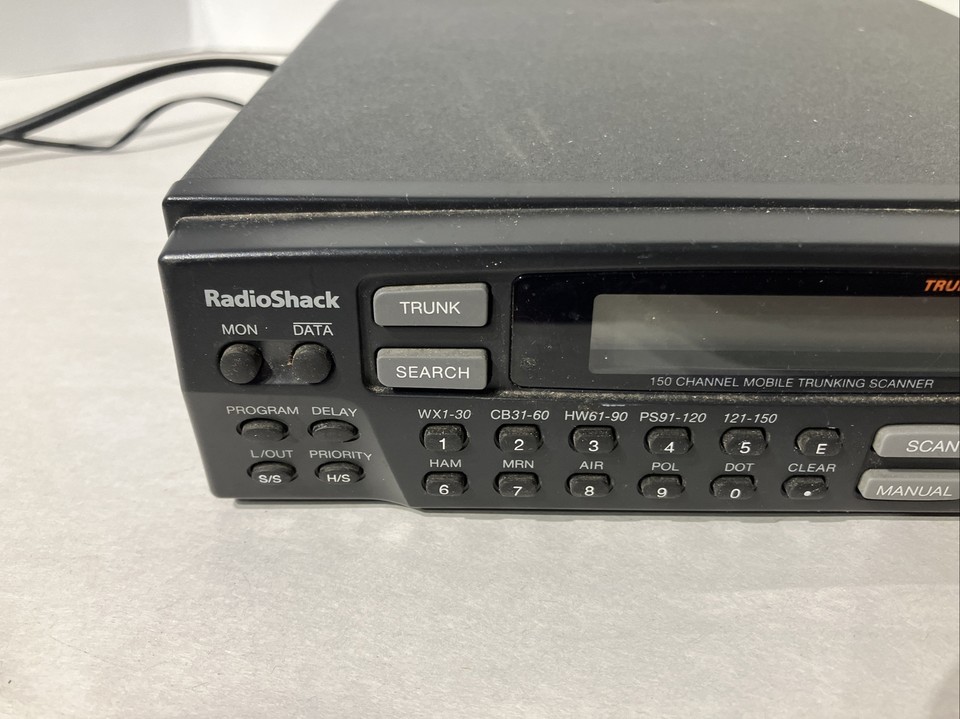 Radio Shack PRO-2066 Scanning 150 Channel Mobile Trunking Scanner NO ...