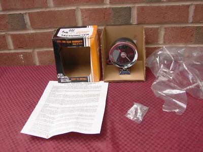 VINTAGE NOS INDY CHROME PEDESTAL STEERING COLUMN 10K TACHOMETER | eBay