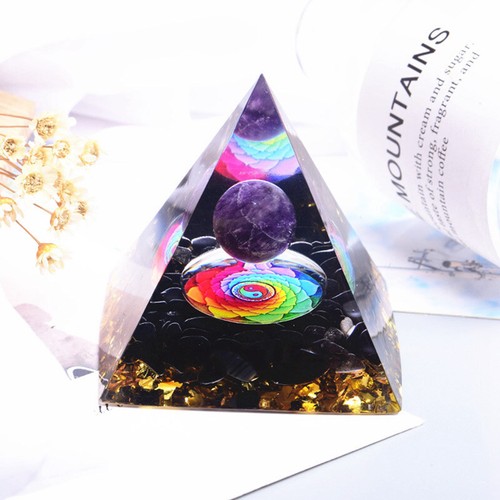 Natural Quartz Amethyst Ball Crystal Pyramid Eight Diagrams Energy ...