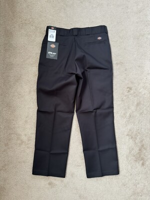 Dickies Men's 874 Original Fit Work Pants Black 36x30 New | eBay