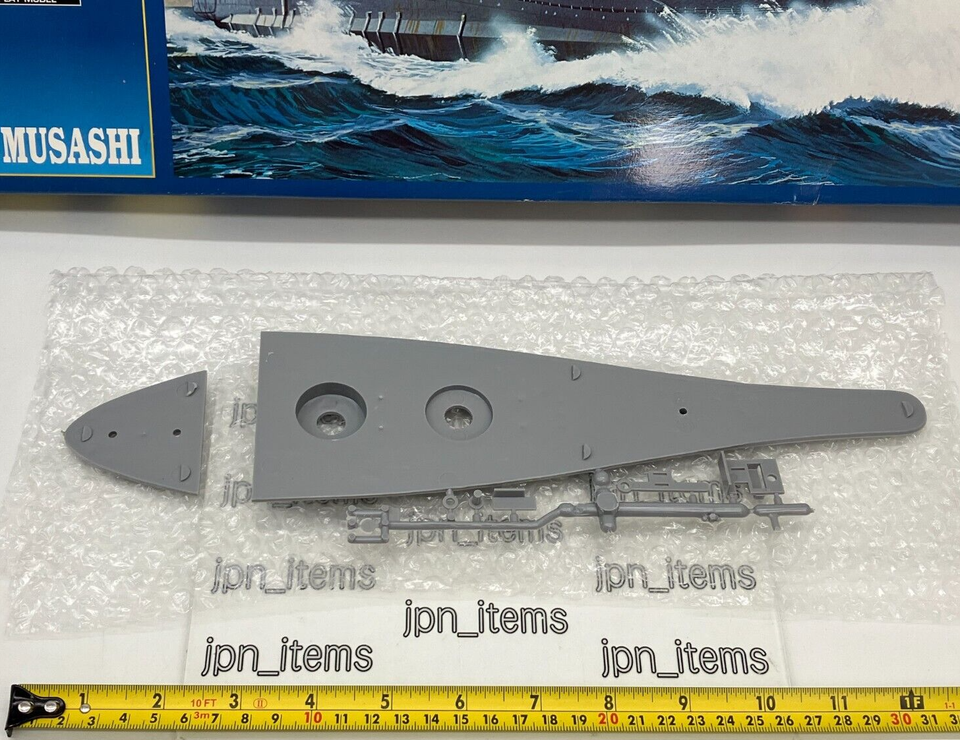 Musashi 1/450 Kit Japanese Imperial Japanese Navy Battleship Hasegawa ...