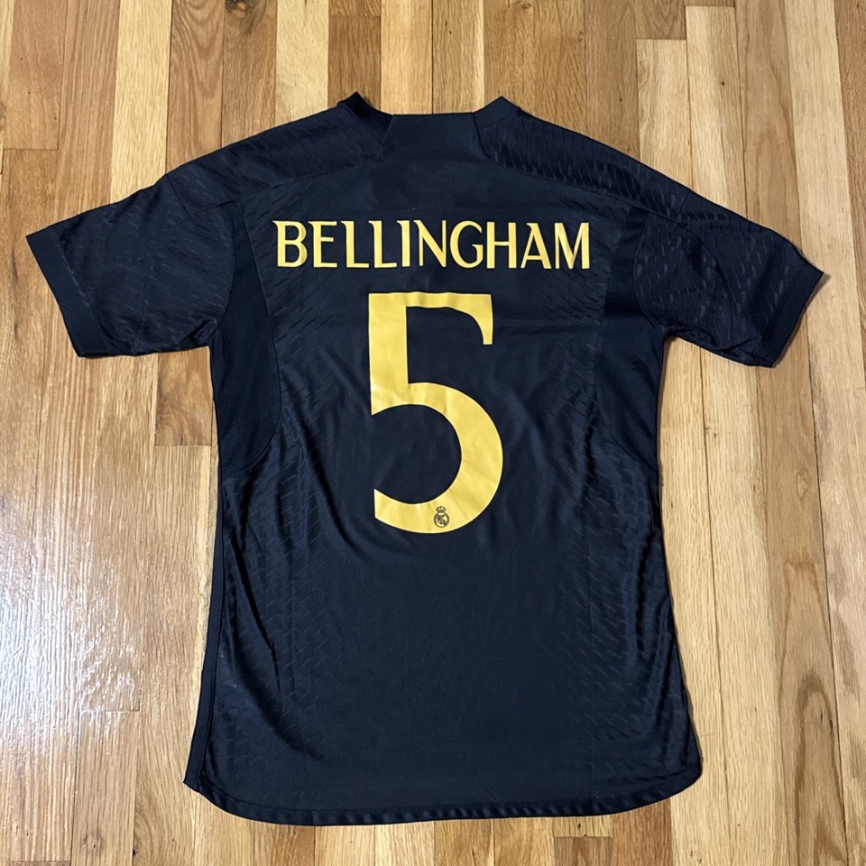 Official Adidas Real Madrid Jude Bellingham #5 23/24 Third Jersey ...