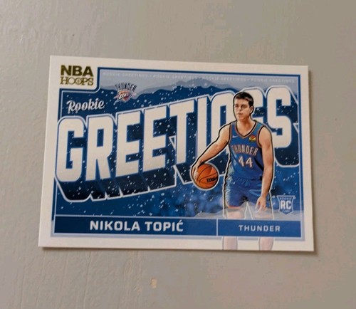 2024-25 Panini Nba Hoops - Rookie Greetings Nikola Topic #20 Winter (RC ...