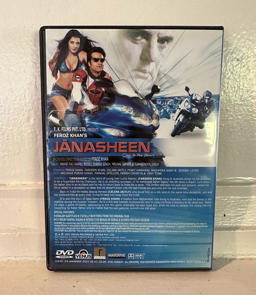 Janasheen - Feroz Khan, Fardeen Khan, Celina Jaitly (DVD) Excellent Condition | eBay