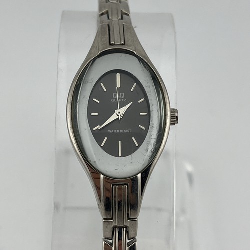 Citizen Q&Q Watch Women 20mm Silver Case 6.5" Band- New Battery | eBay