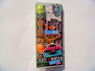 2012 MIB MONSTER HIGH CREATE-A-MONSTER DESIGN LAB NOCTURNAL ADD-ON PACK ...