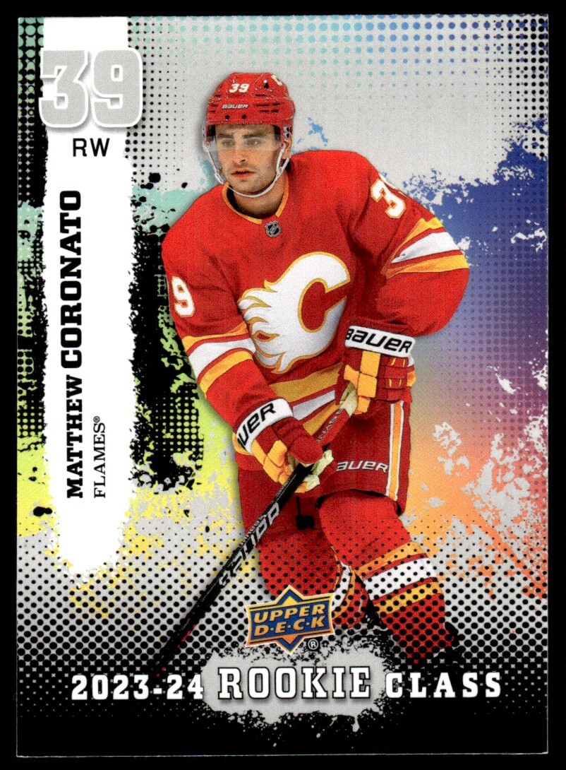 2023-24 Upper Deck Commemorative Class Matthew Coronato Rookie Calgary ...