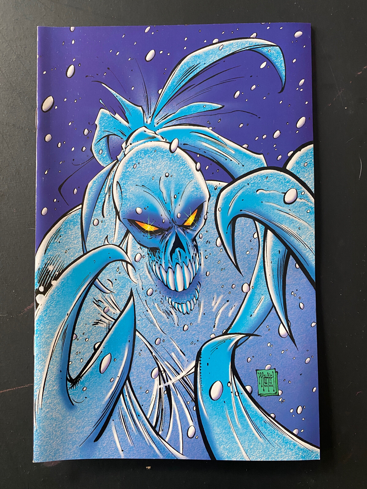 SNOWMAN 1996 MATT MARTIN,ENTITY #1/2, SIGNED, COMICS CAVALCADE LTD ED ...