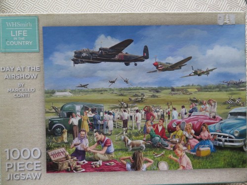 🧩 WHSmith Day At The Airshow 1000 Piece Jigsaw Puzzle Complete 68 ...