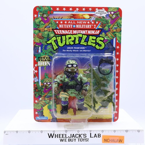 Delta Team Don Mutant Military 2 Teenage Mutant Ninja Turtles TMNT MOSC ...