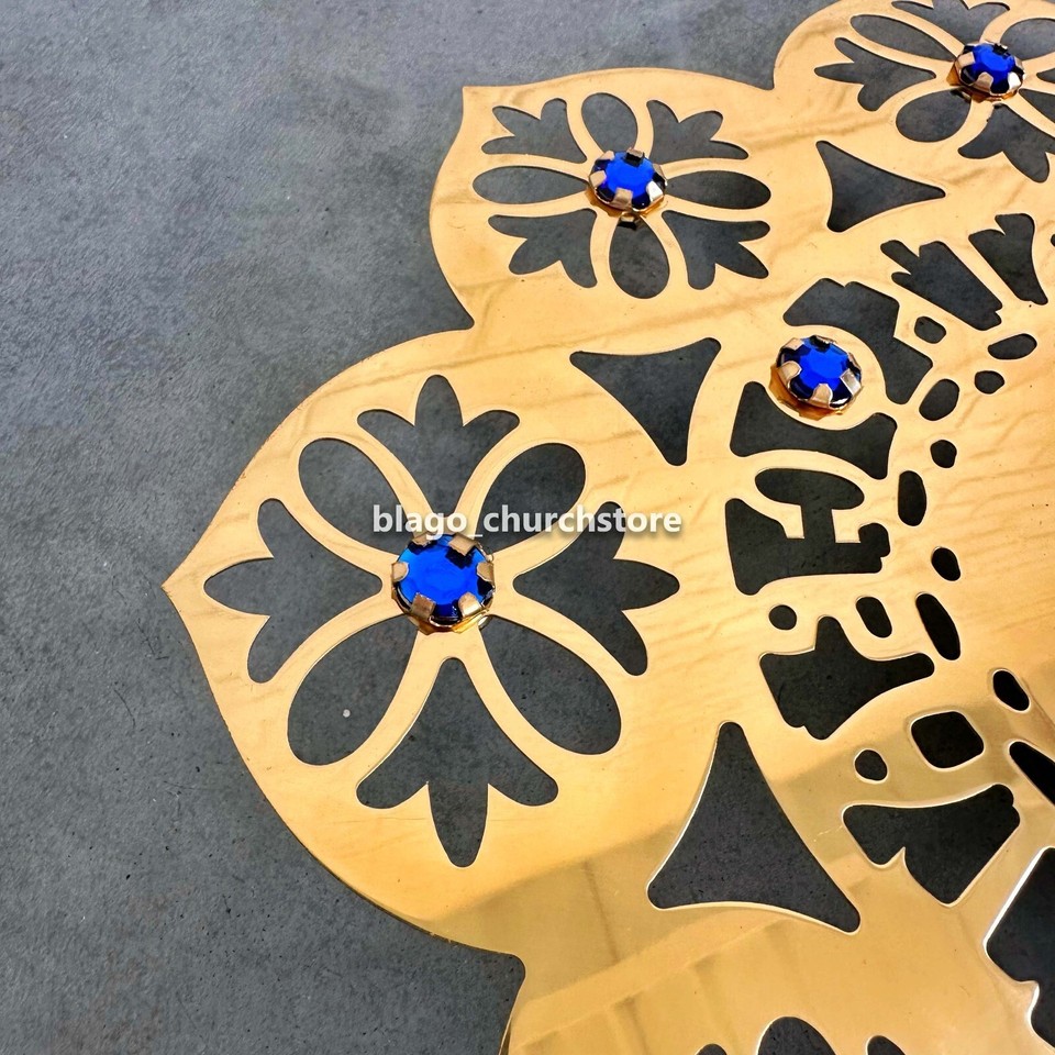 Church Liturgical Fan Ripidion Collapsible Orthodox Rapids Brass 62.99 ...