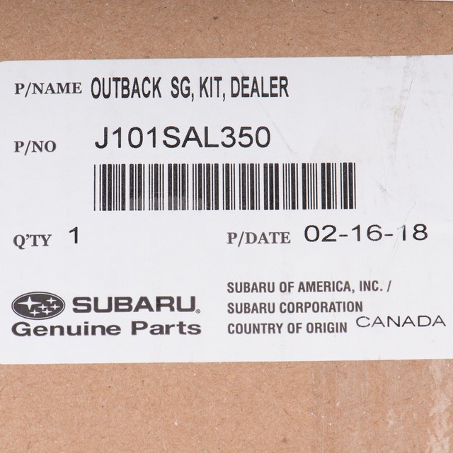 Genuine Subaru Outback Mud Flaps Splash Guards Black J101SAL350 for ...