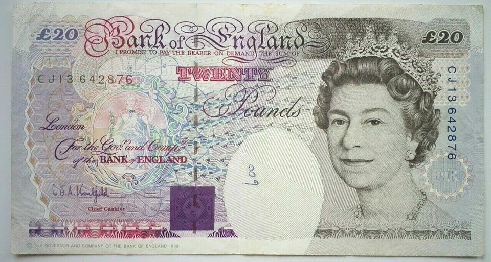 ENGLISH TWENTY £20 BANK NOTE CHOICE OF NOTE AND CASHIER | eBay UK