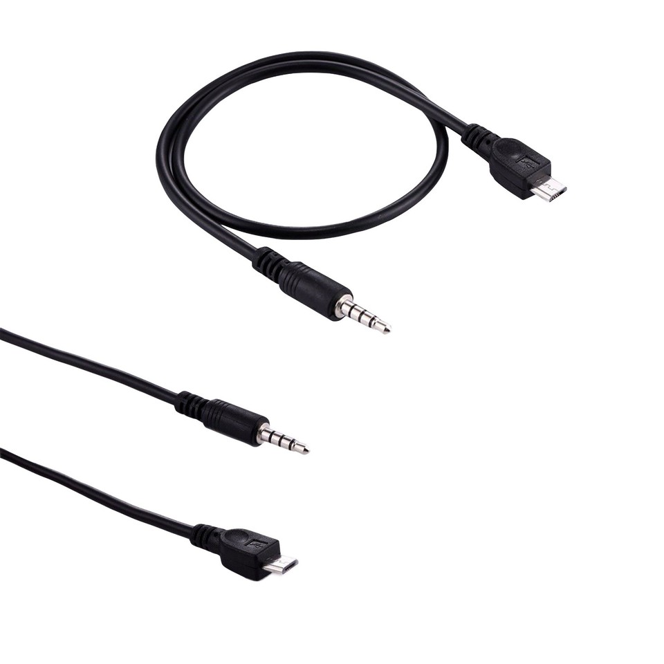 Micro USB Male to Stereo 3.5mm Male Car AUX Out Cable For Samsung ...