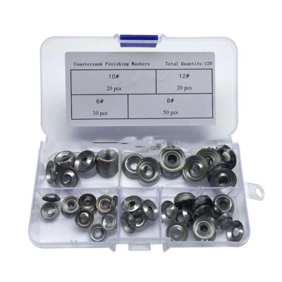 120X Screw Cup Washer Stainless Steel Countersunk Finishing Washers No ...
