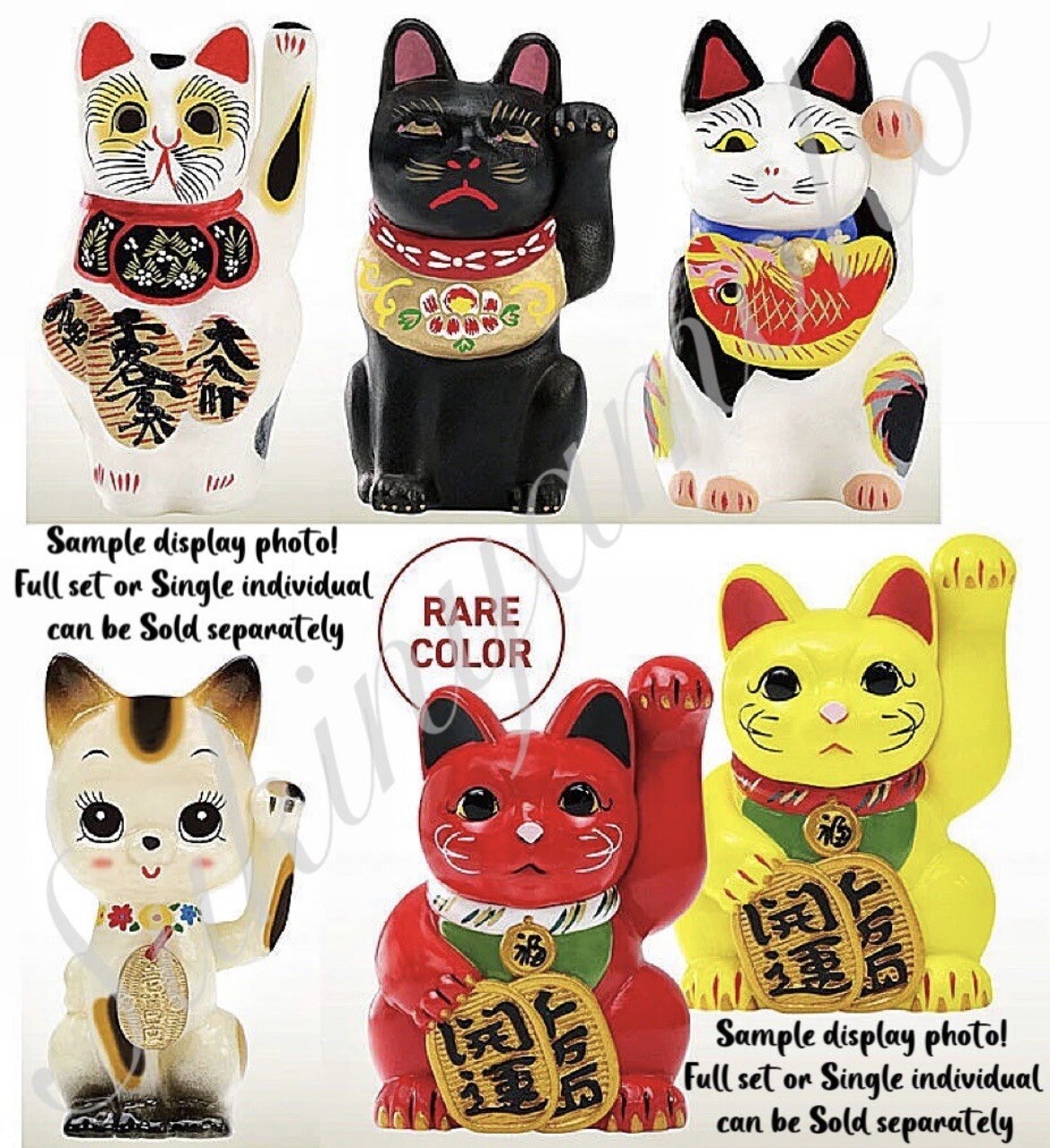 2021 Maneki Neko Miniature Figure V2 No.4 Seti Fancy Maneki Neko ...